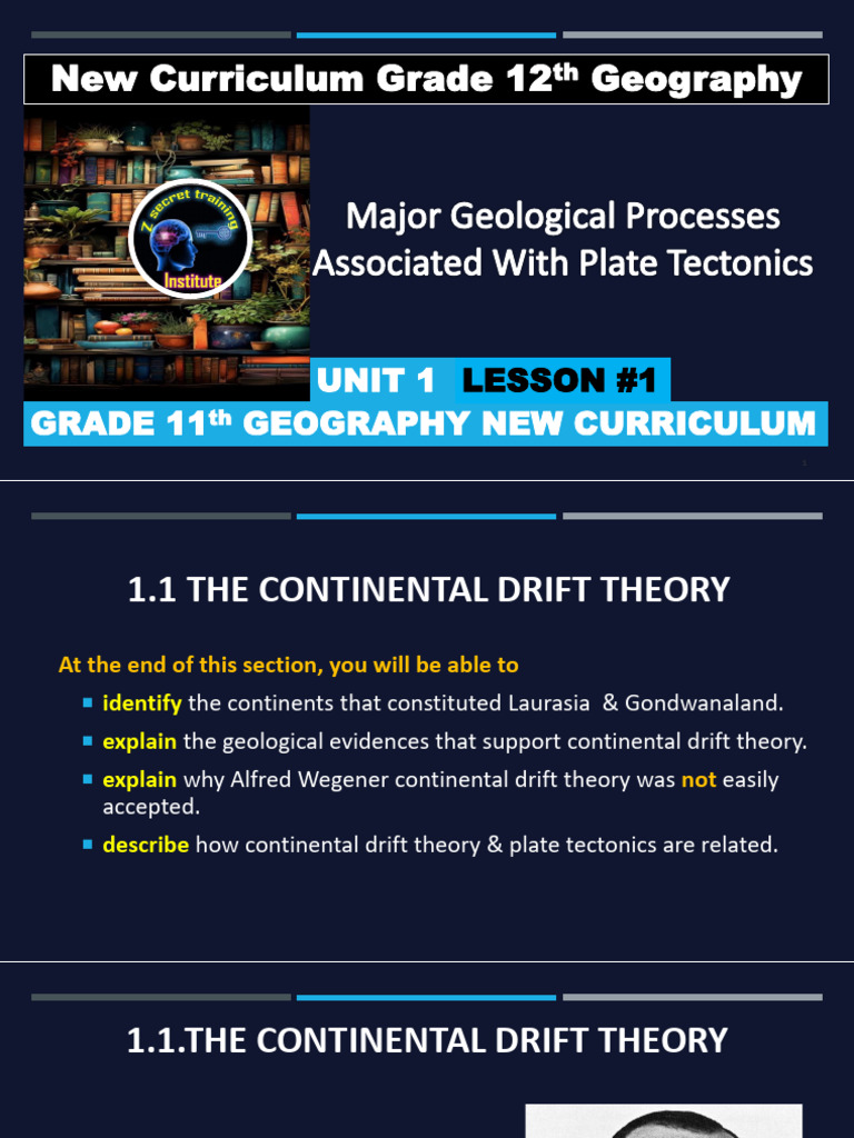 Grade 12 Geography: Plate Tectonics Overview | PDF | Plate Tectonics ...
