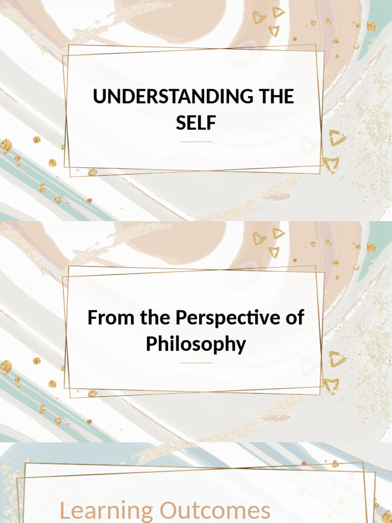 module-1-1 | PDF | Soul | Philosophy Of Self