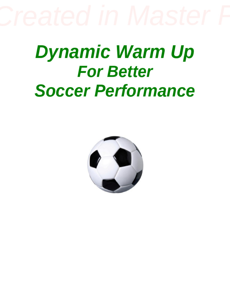 DYNAMIC WARMUP | PDF | Foot | Knee