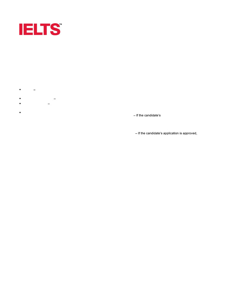 IELTS Refund and Transfer Request Guide | PDF | International English ...