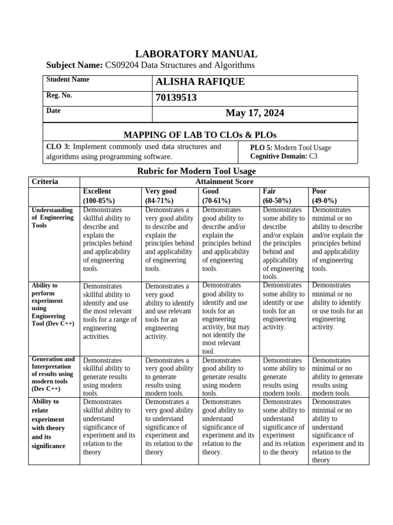 LAB15 DSA W23 Open Ended | PDF | Computer Programming | Applied Mathematics