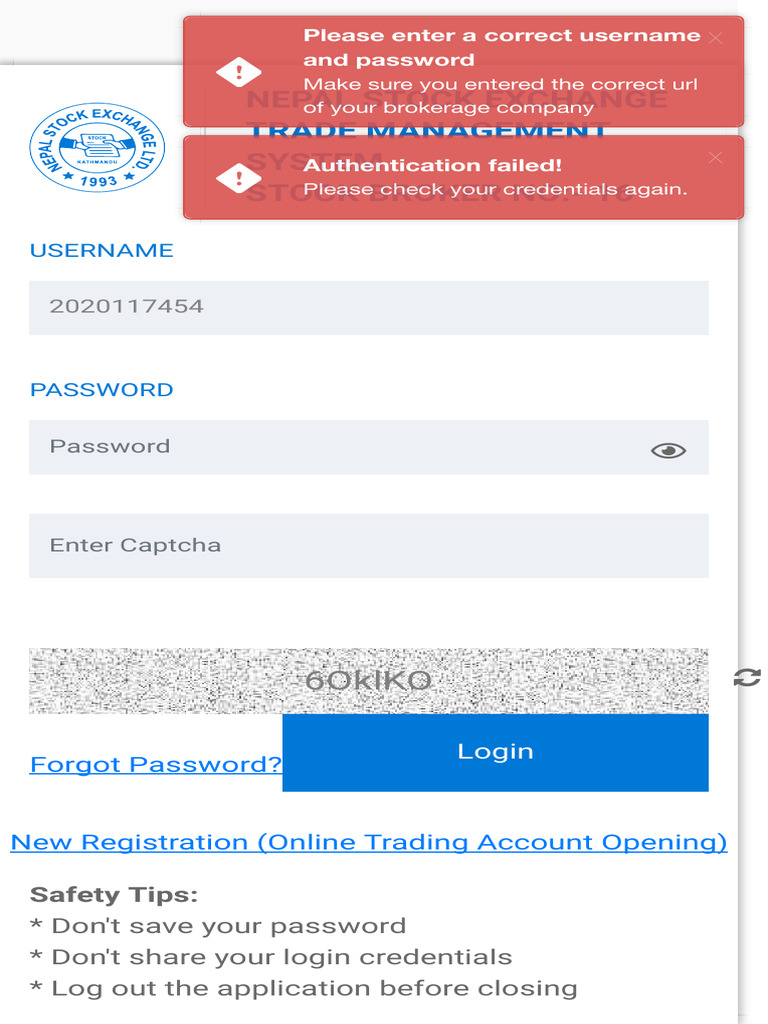 NEPSE Online Trading System | PDF