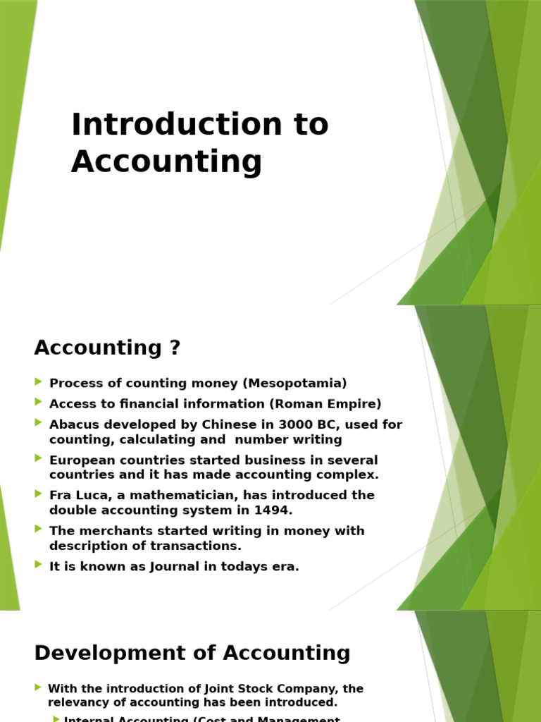 Overview of Accounting Principles and Practices | PDF | Accounting ...