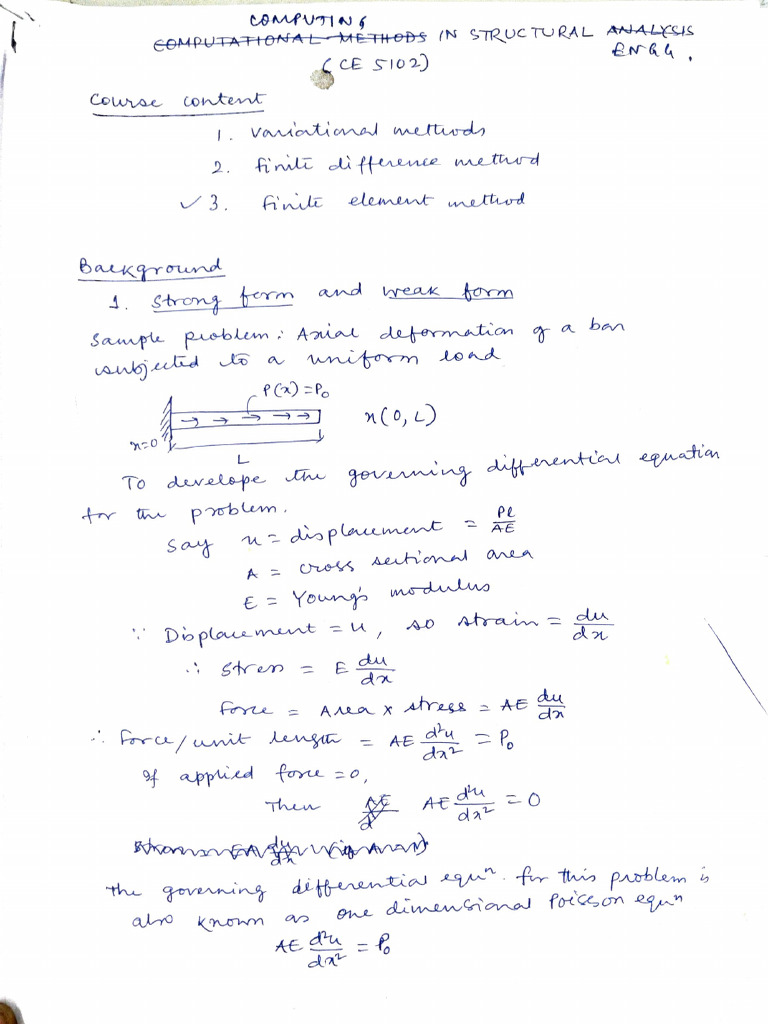 Introduction To FEM | PDF