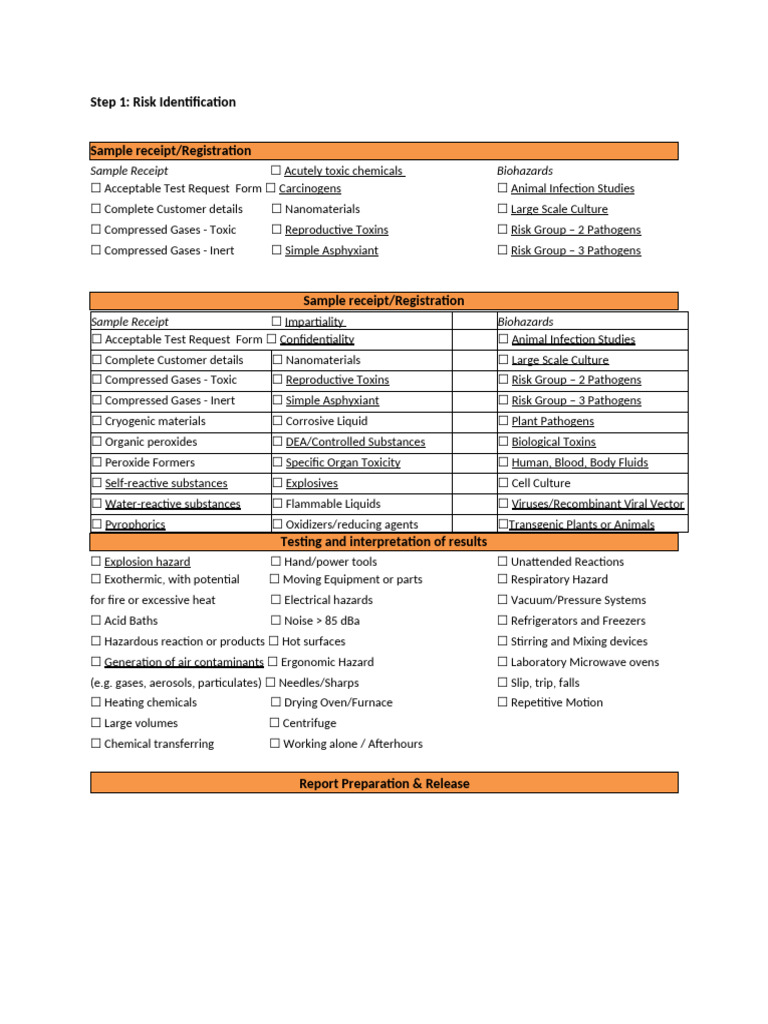 Risk identification | PDF | Hazards | Toxicity