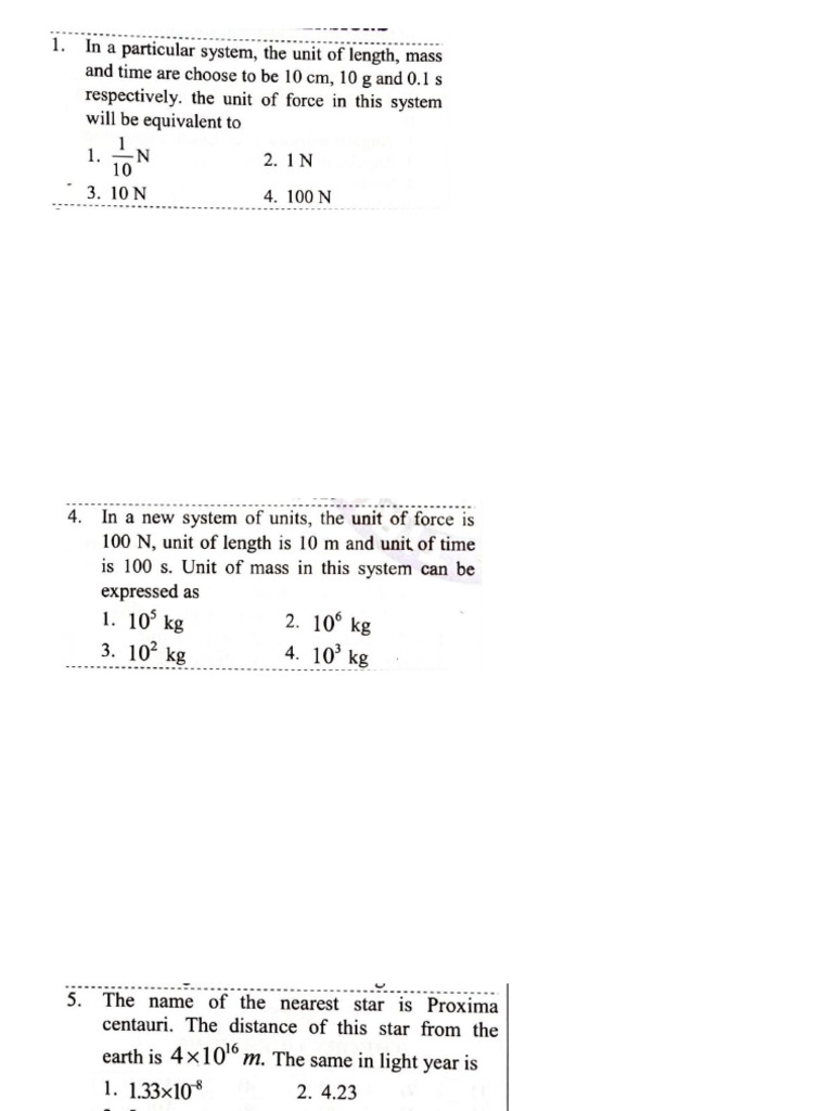 Dimensions Problems PDF | PDF