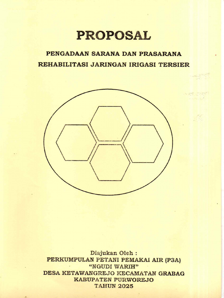 Proposal Irigasi Tersier P3A TGAI | PDF