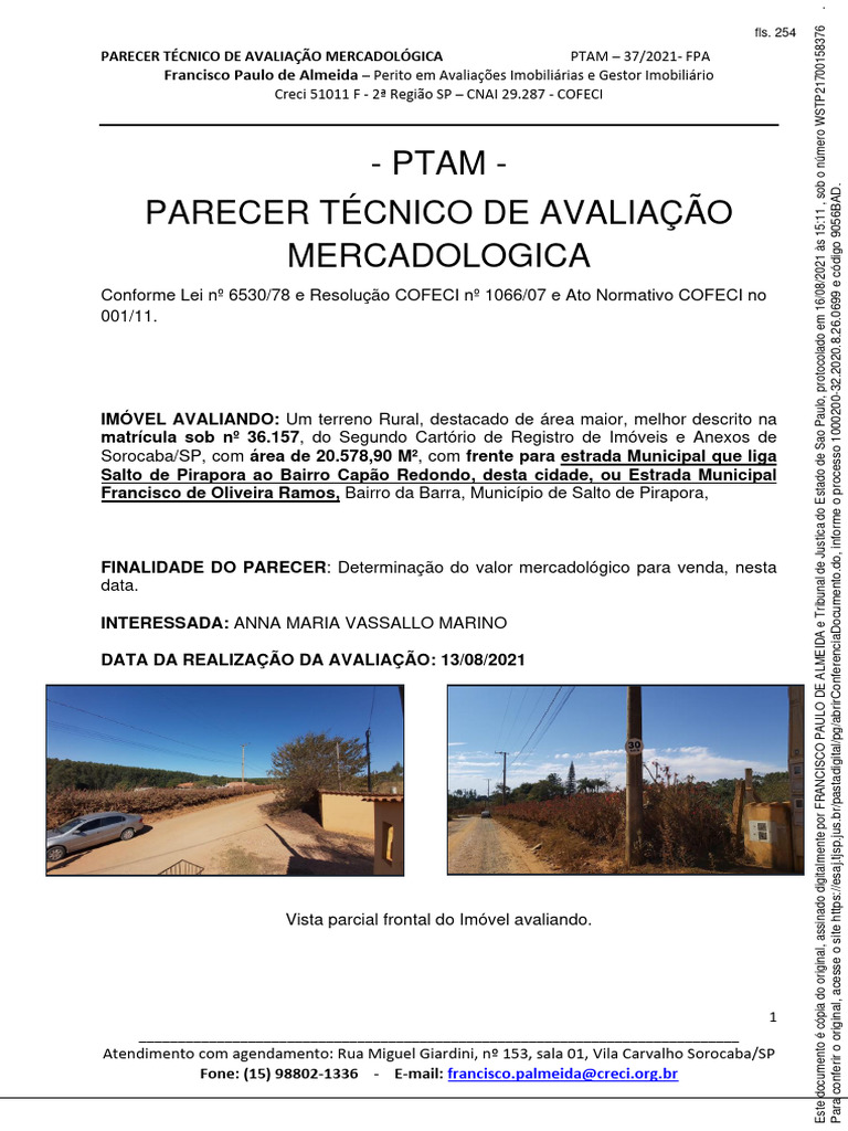 Modelo PTAM 0001 | PDF