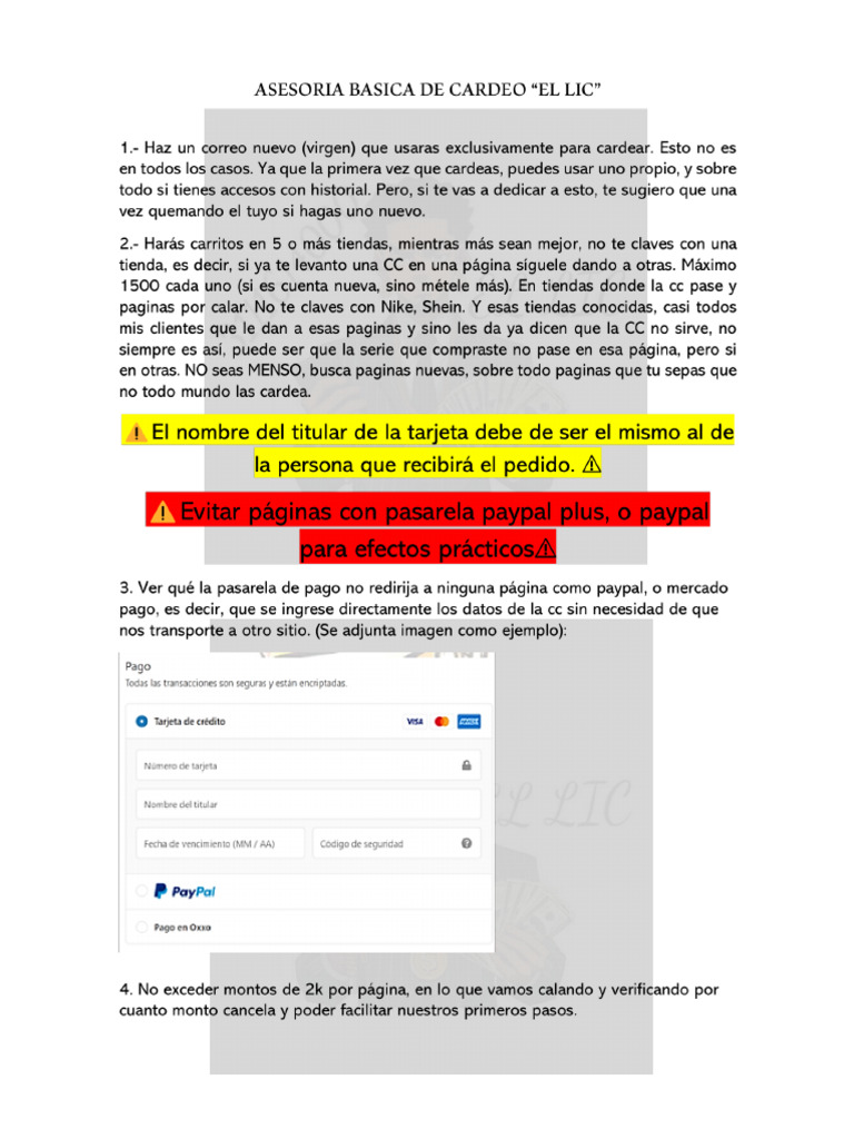 Guia de Cardeo EL LIC (P) PDF | PDF