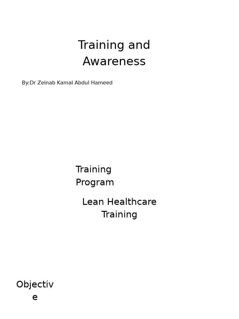Lean Healthcare Training for Waste Reduction | PDF | Lean Manufacturing ...