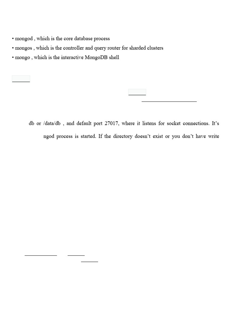 Chap 3 Unit 2 Mongo Architecturedocx Pdf Mongo Db Replication Computing 8563