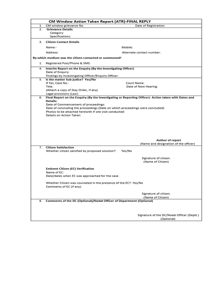 ATR Performa (CM Window) English | PDF