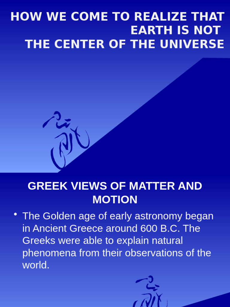 Greek Astronomy: Earth’s Place in Space | PDF | Moon | Galileo Galilei