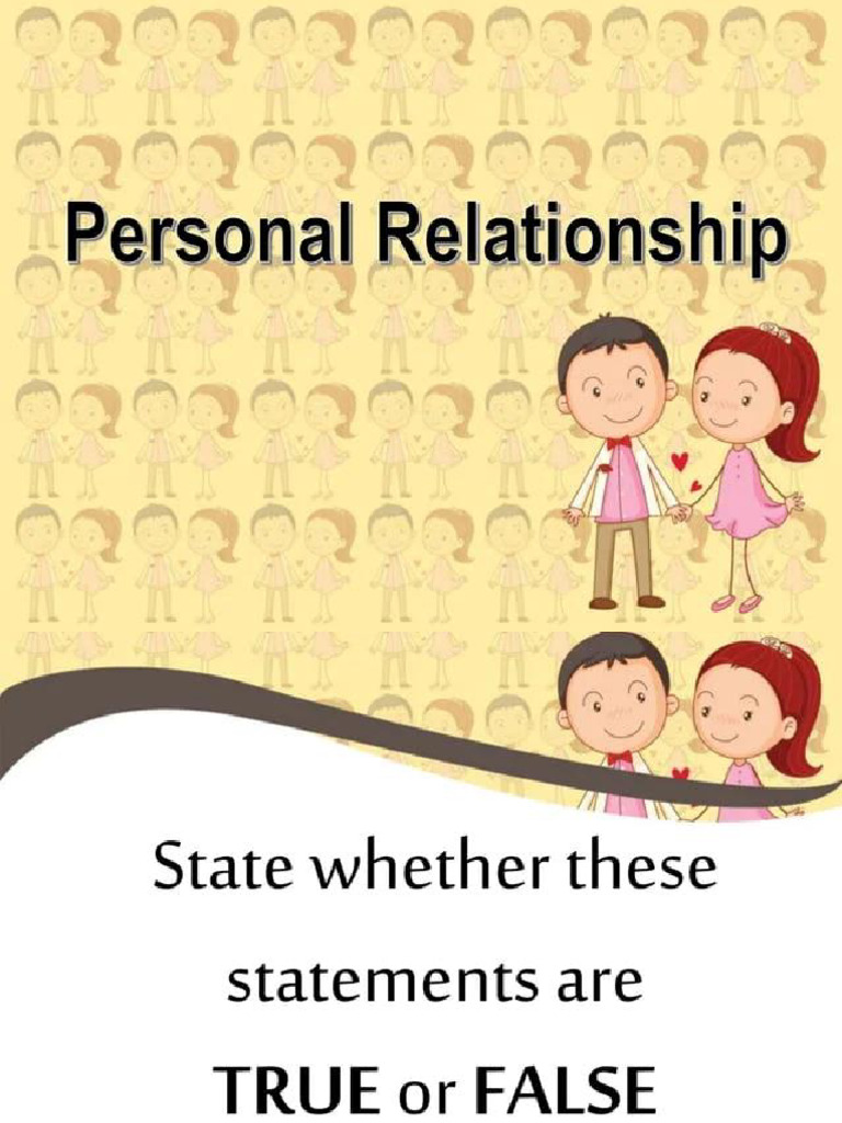 Personal-Relationship | PDF