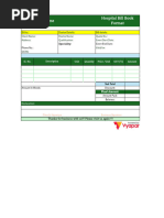 Tent House Bill Book Format 1 | PDF