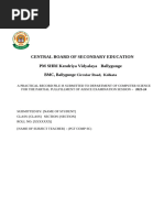 Class 12 CS Practical File 2025 26 | PDF | Computer Programming | Computing