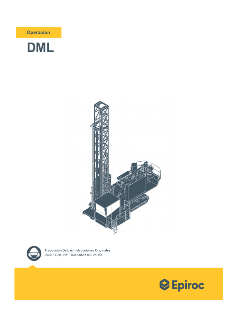 TIS0000576.002 Es-MX DML - Operation | PDF | Perforación | Motores