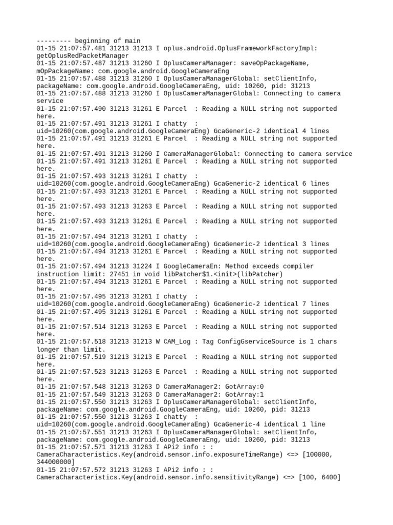 Log Cat 1736950077373 | PDF | Computer Programming | Computing