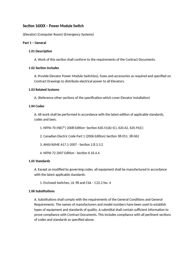 Bus Ele An 3208 Power Module Switch Section 16xxx | PDF | Relay | Fuse ...