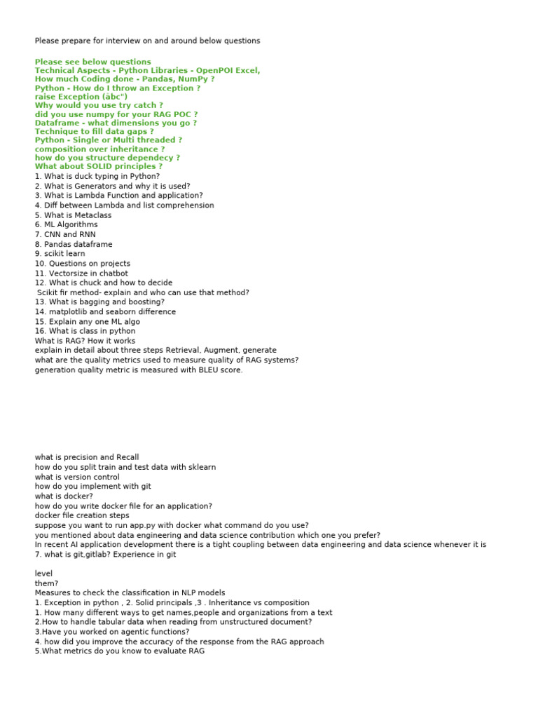 Interview Questions UBS | PDF | Anonymous Function | Information Retrieval