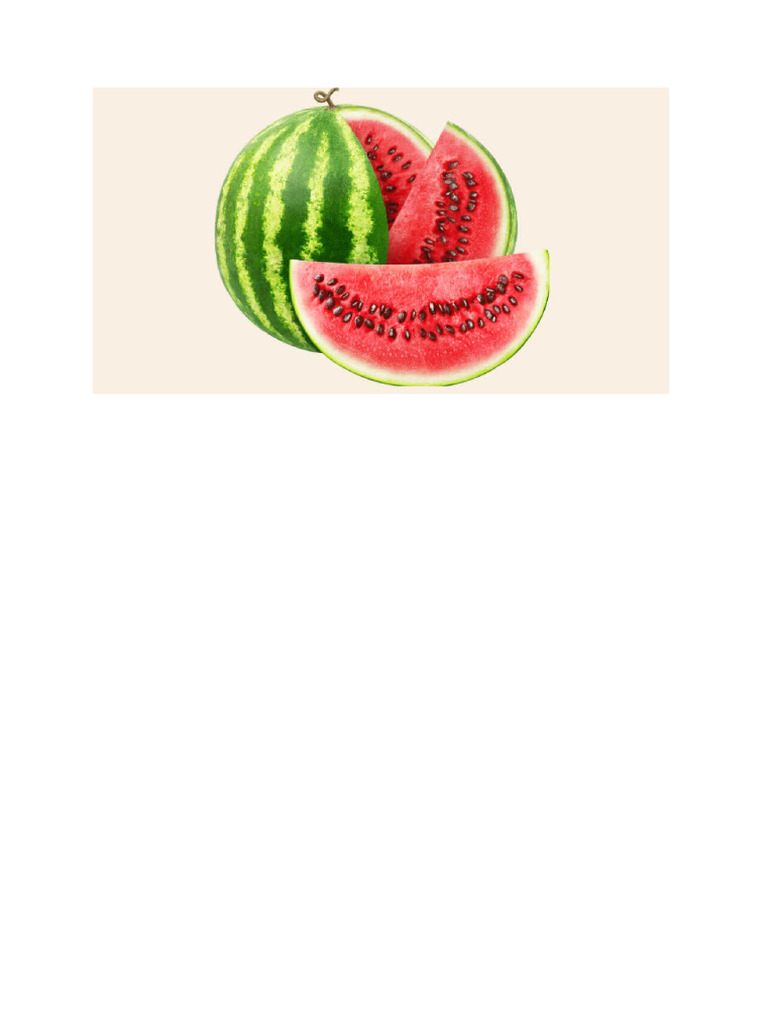 Watermelons | PDF