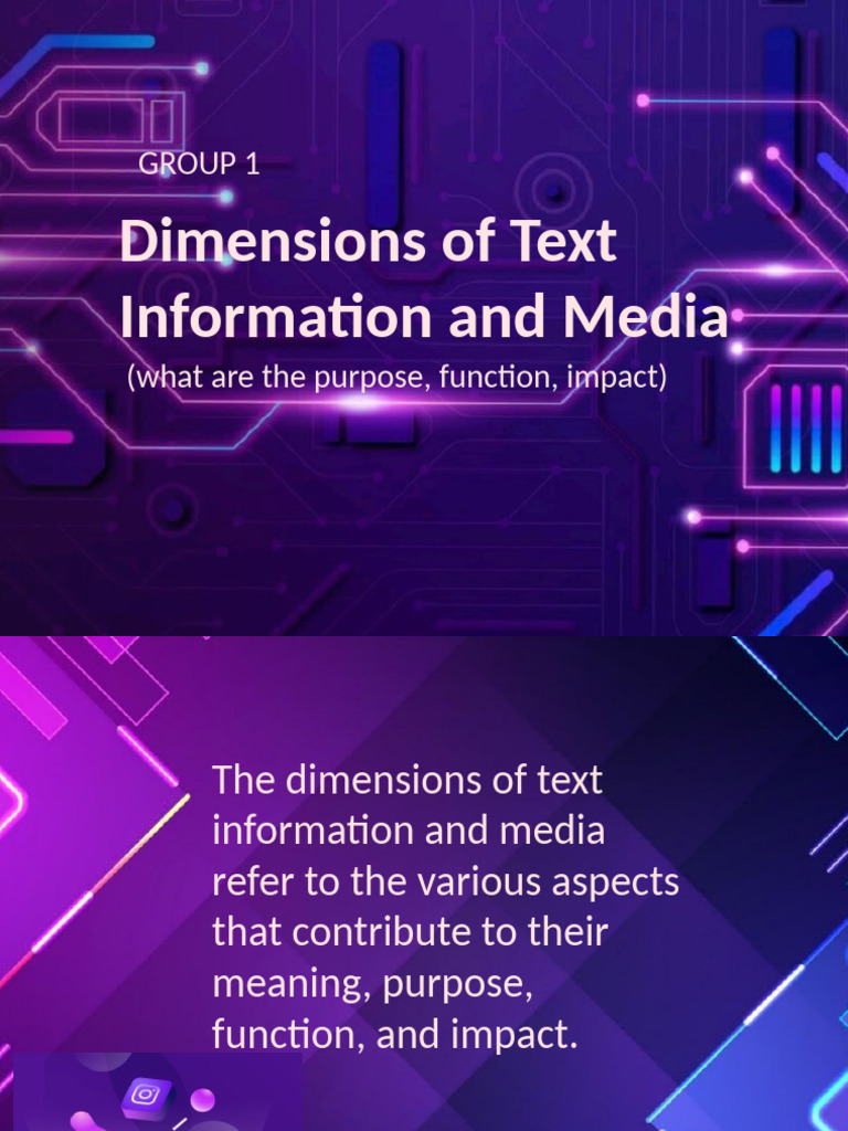 Text and Media Dimensions Guide | PDF | Information | Behavior