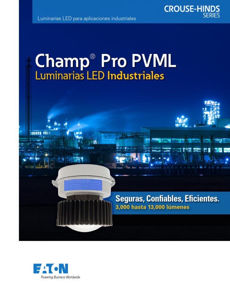 Crouse Hinds PVML Led 3to13 Brochure Es MX | PDF | Diodo emisor de luz ...