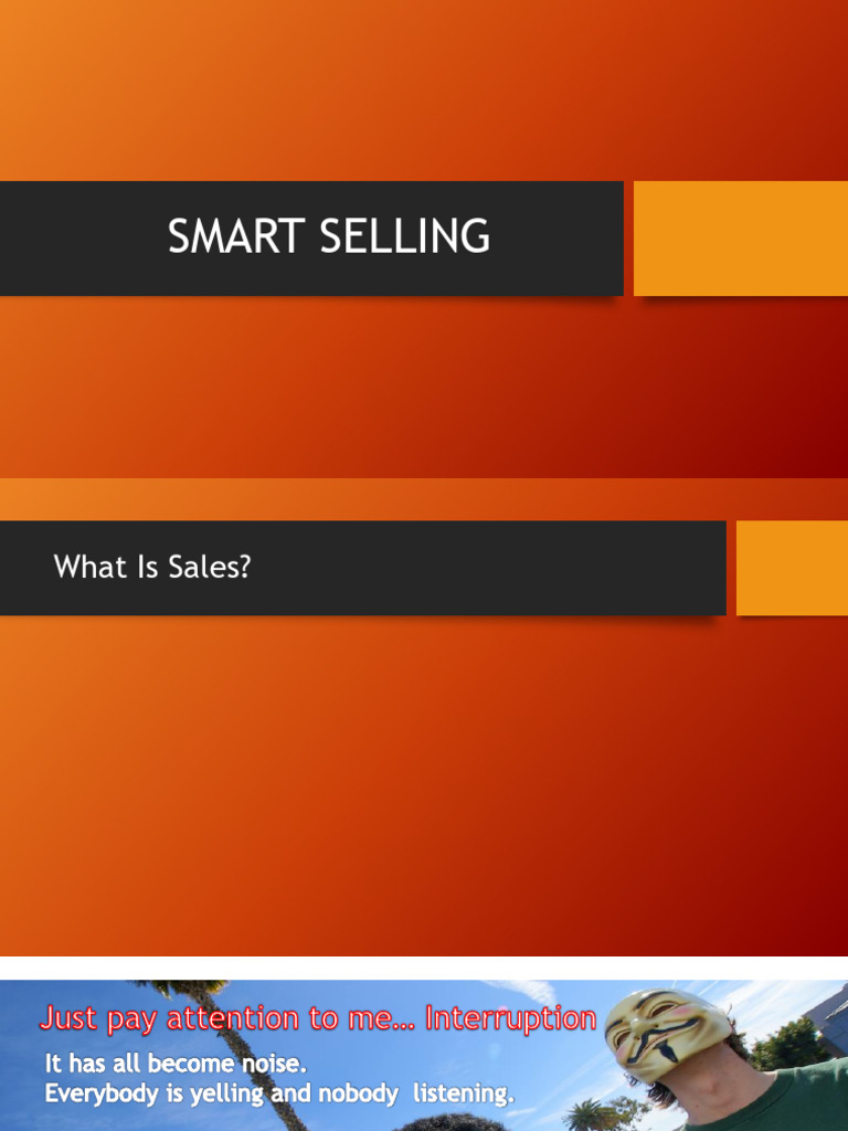 SMART Sales | PDF | Sales | Etiquette