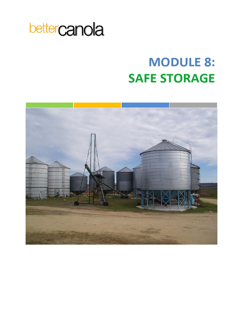 canola safe storage | PDF | Humidity | Pest (Organism)