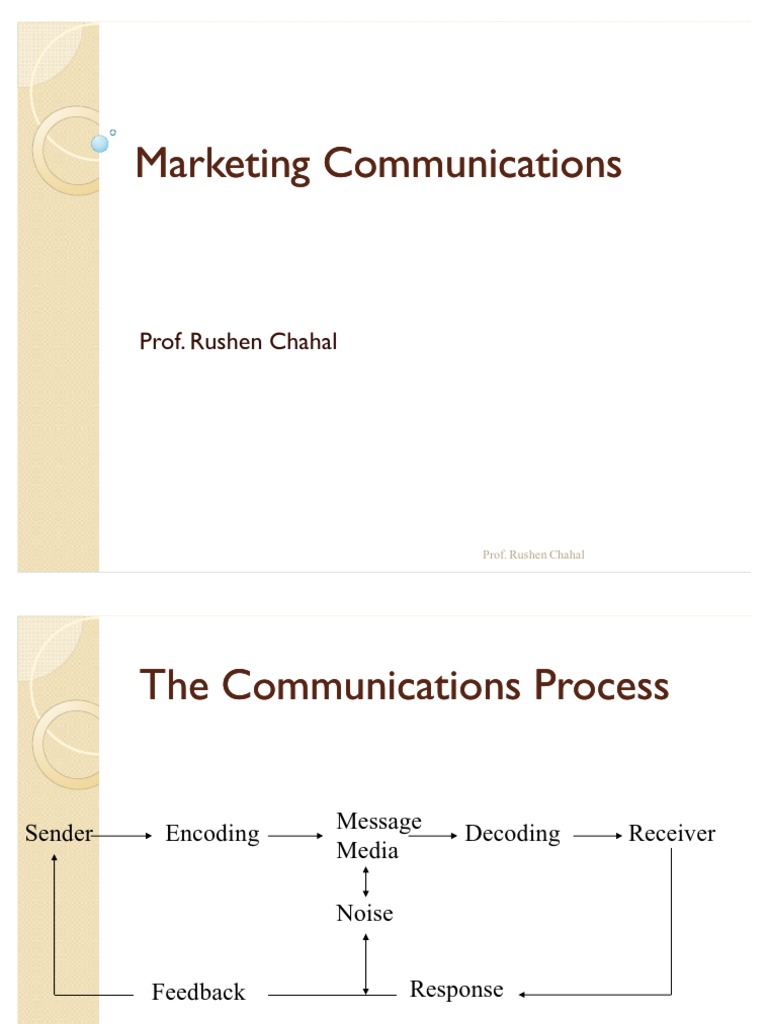 Marketing Communications | PDF