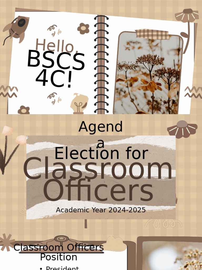 Classroom Election PPT Template | PDF