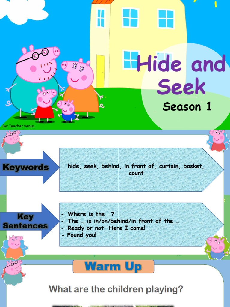Peppa Pig Season 1 Hide and Seek | PDF