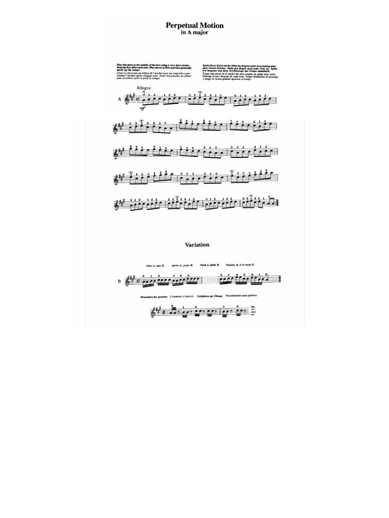 Perpetual Motion Violin | PDF