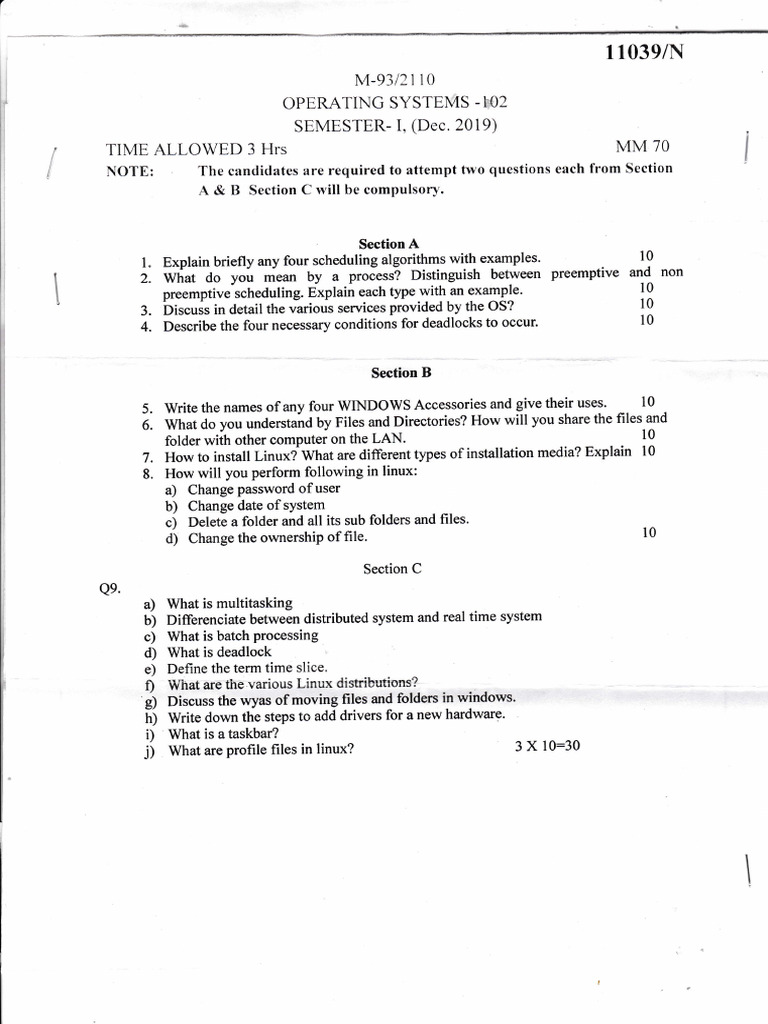 OS(1st)Dec2020 | PDF | Utility Software | Computing Platforms