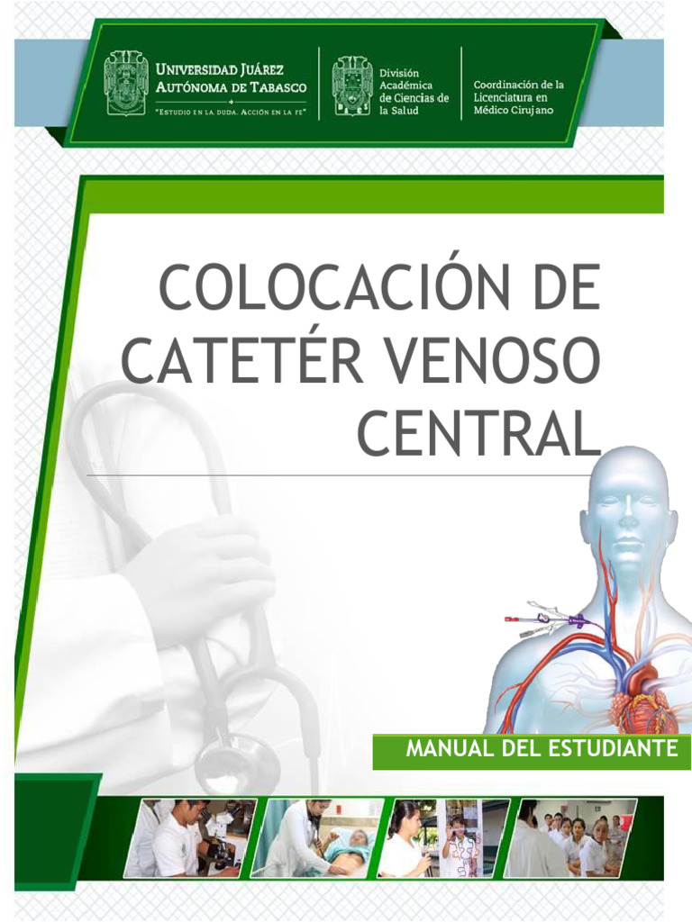 Colocación de Catéter Venoso Central | PDF | Terapia intravenosa ...