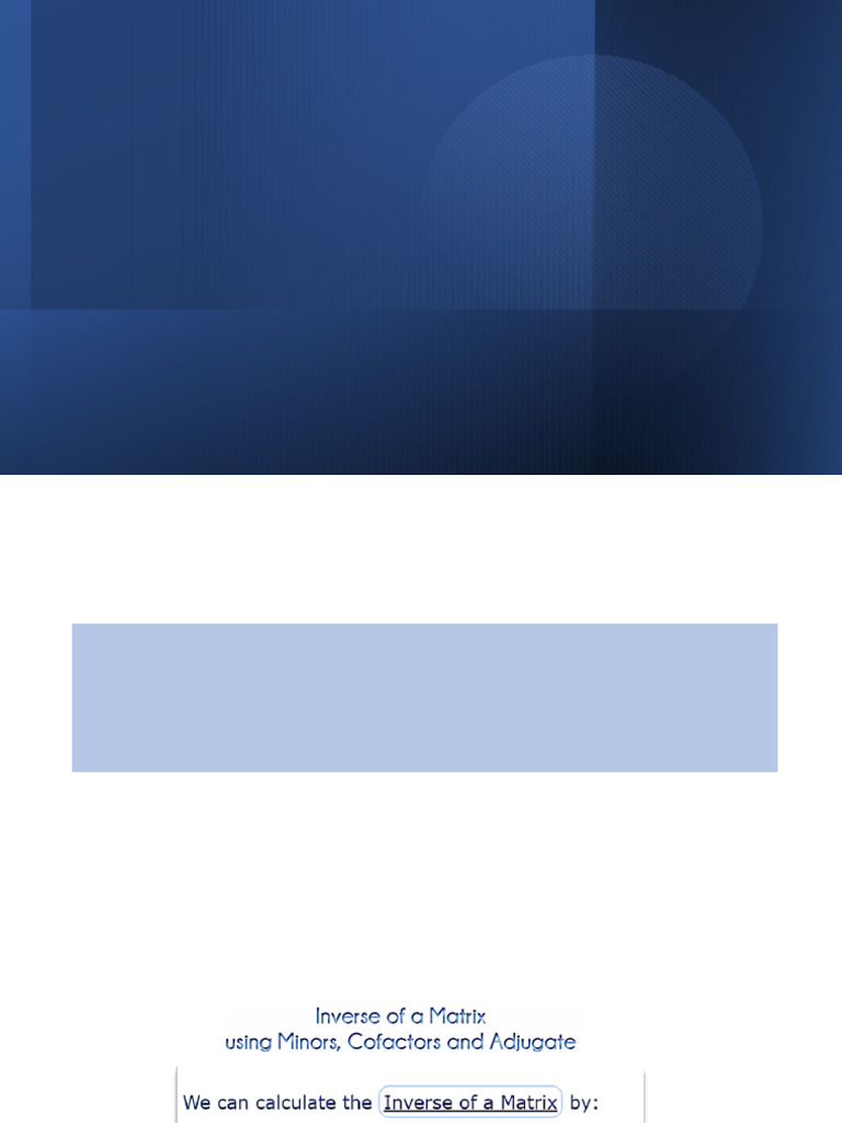 Lecture 3 - MAT100 - MQMH | PDF