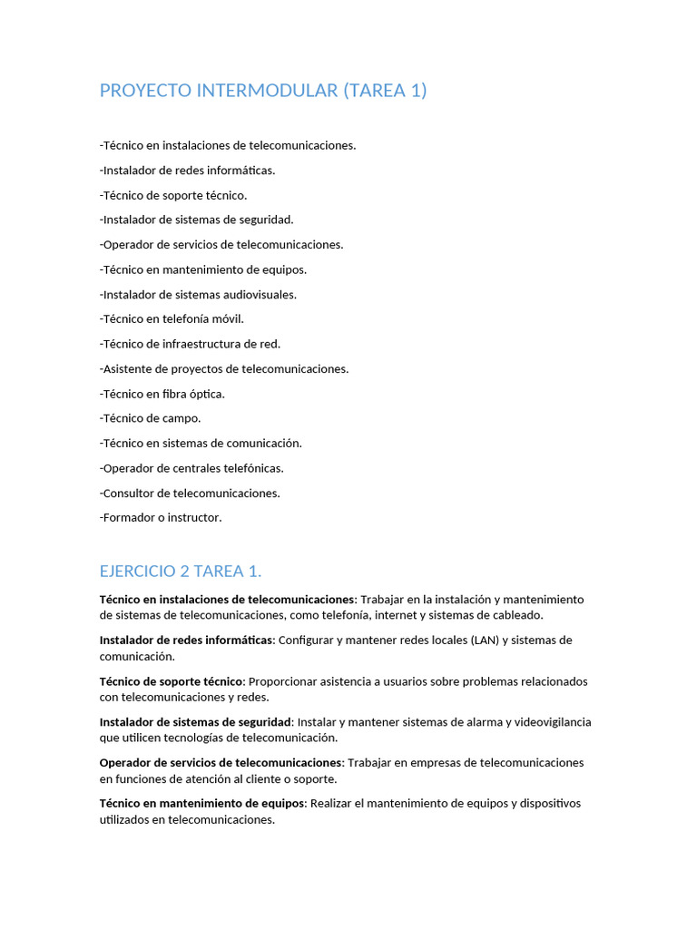 Proyecto Intermodular | PDF | Telecomunicaciones | Red de computadoras