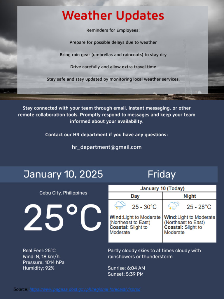 Severe Weather Company Notification | PDF