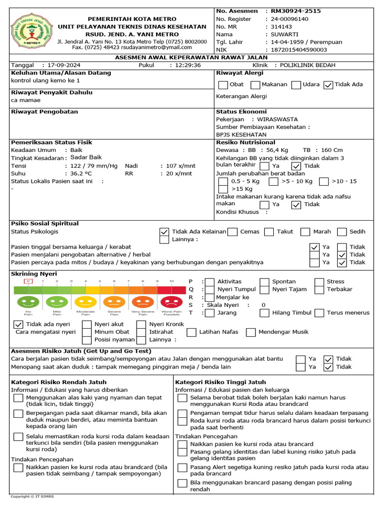 Contoh Asesmen Rajal | PDF