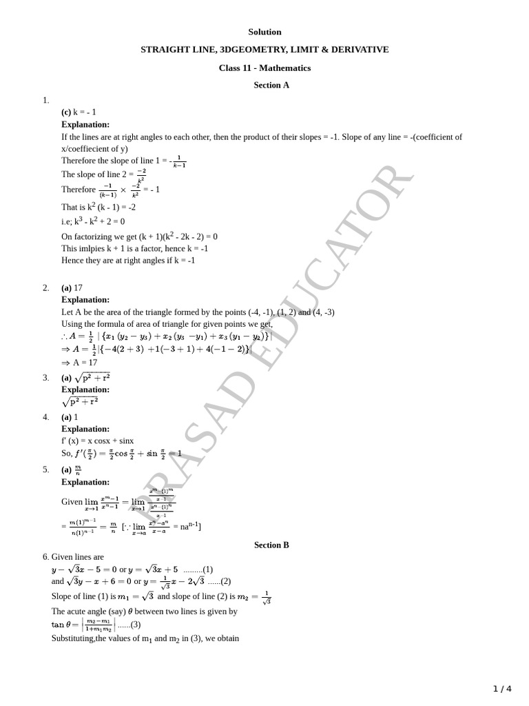 solution-1764515 | PDF | Mathematical Analysis | Mathematical Objects