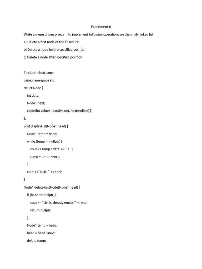 dsa exp6 | PDF | Computer Programming | Software Engineering