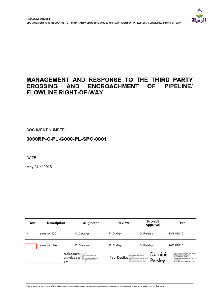 0000rp C FL g000 PL SPC 0001 b01 Management and Response To 3rd Party ...