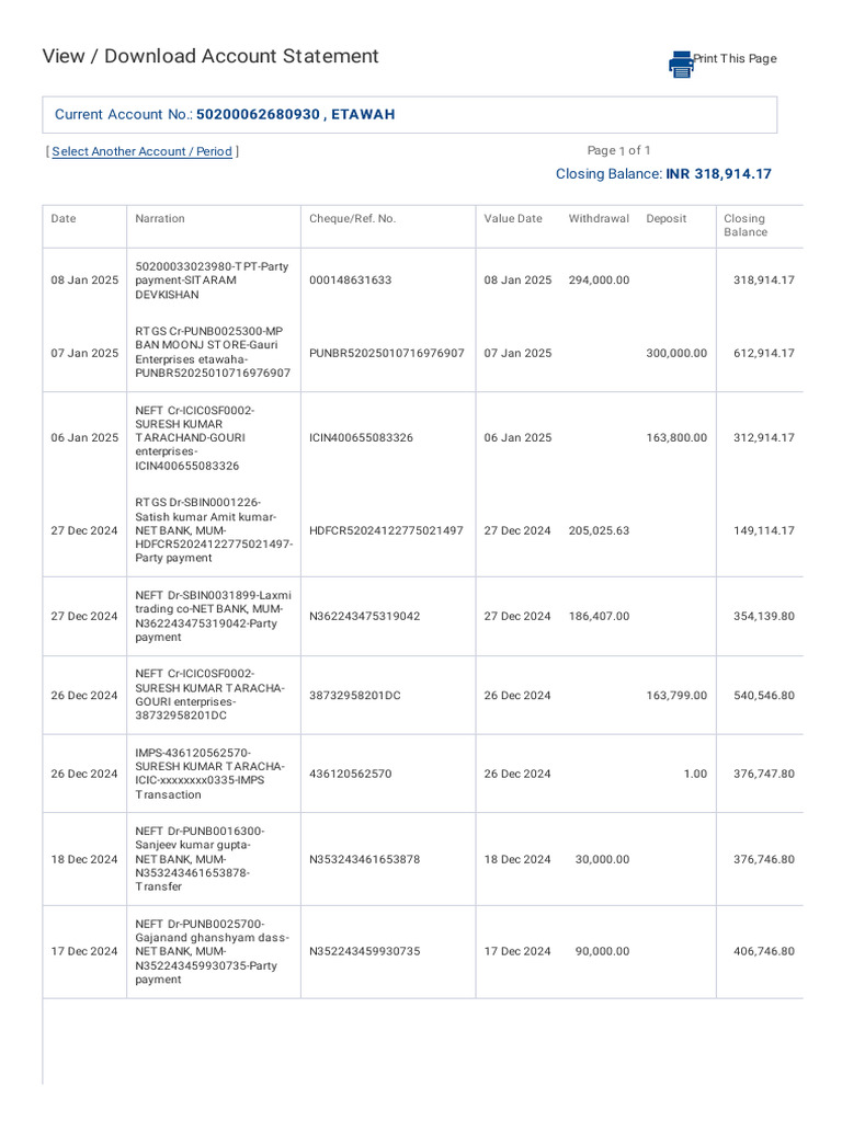 Welcome To HDFC Bank NetBanking | PDF | Transaction Account | Banks