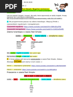 Past Simple - Tabelka | PDF
