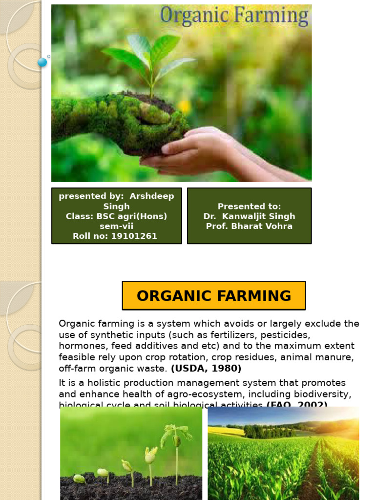 Arsh Di Ppt Copy | PDF | Manure | Organic Farming