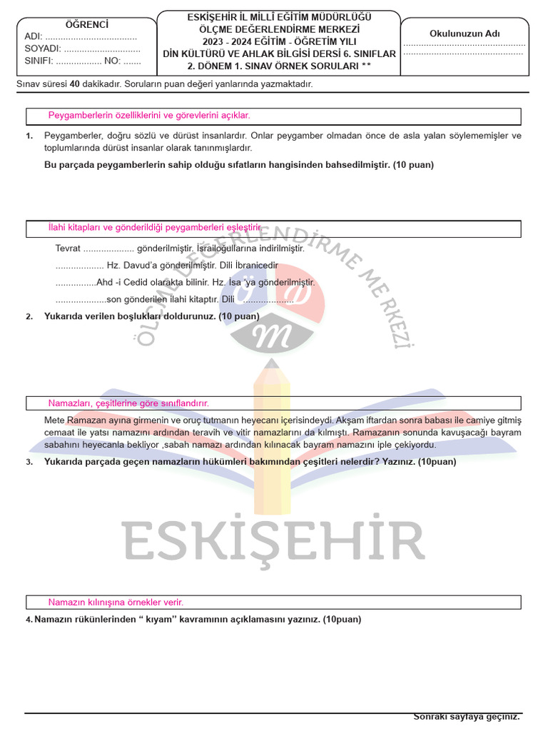 Dinkulturu6.sinif | PDF