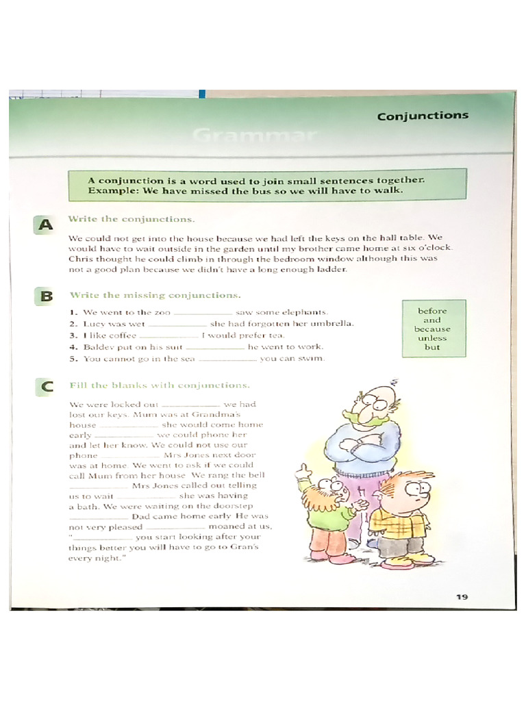 Conjunction Assignment | PDF