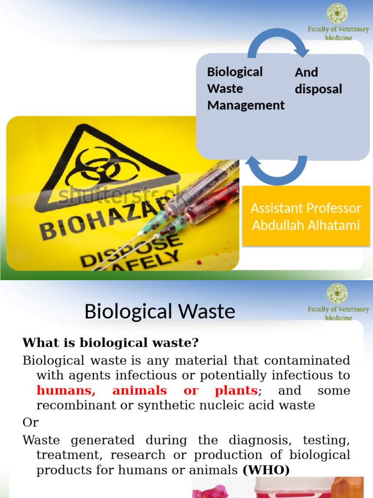 Biological Waste Disposal | PDF | Waste | Materials
