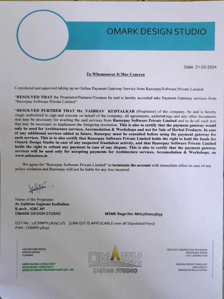 Razorpay Omark | PDF
