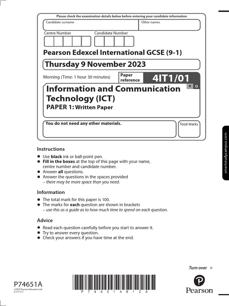 Year 11 Pp1 Ict Booklet | PDF | Computer Network | Information And ...